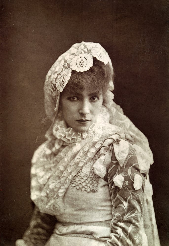 Sarah Bernhardt in the role of Marion Delorme at the Porte Saint-Martin Theatre